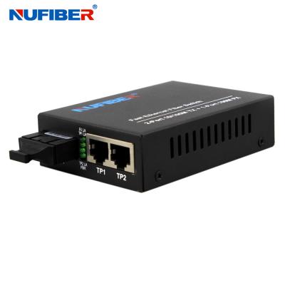 China 100Mbps 2 Port Fiber Optic Switch forward switching mechanism for sale
