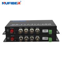 China 1080P Fiber Video Converter 4BNC 20km Distance ROHS Approved for sale