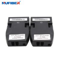 China DC5V 1A DVI To Fiber Extender SM 2xLC 1000meters Support 4Kx2K 1080P 60Hz for sale