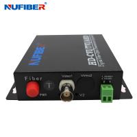 China 1RS485 1BNC Fiber Audio Converter , Optical Video Transmitter And Receiver CCTV DVR 1080P 720P Analog Signal Fiber Video Converter for sale