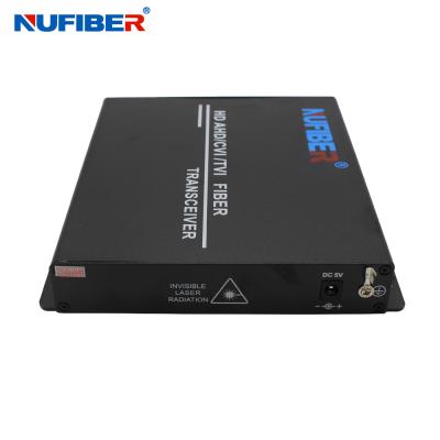 China NUFIBER 2BNC Fiber Video Transceiver Single mode Simplex HD 20km Fiber Video Converter for sale
