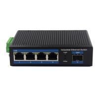 China NF514G-SFP Sfp Slot 4 Port Unmanaged Ethernet Switch Redundant Power Inputs Industrial Fiber Switch for sale