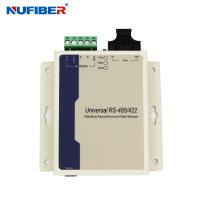China NUFIBER SM Duplex 1310nm 20KM SC RS485 RS422 Serial To Fiber Converter for sale