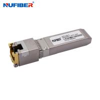 China NUFIBER Factory Cisco compatible with 10G-T Copper RJ45 SFP Module 30m Copper Module for sale