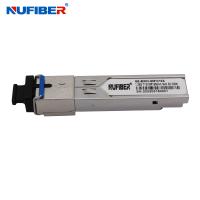 China SFP Module Gigabit SC Connector 1.25G WDM 3km 1310nm/1550nm SC DDM compatible with Cisco for sale