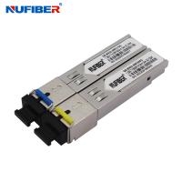 China SFP Module Gigabit SC Connector 1.25G WDM 3km 1310nm/1550nm SC DDM compatible with Cisco for sale