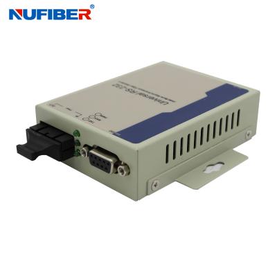 China NUFIBER Single Mode Duplex 1310nm 20KM SC RS232 To Fiber Converter Serial to Fiber Converter for sale