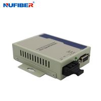 China NUFIBER Single Mode Duplex 1310nm 20KM SC RS232 To Fiber Converter Serial to Fiber Converter for sale