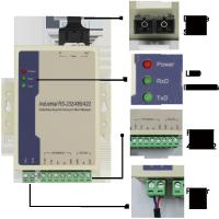 China Nufiber MM 1310nm 2KM SC RS485 RS422 RS232 To Fiber Optic Converter Serial to Fiber Converter for sale