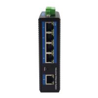 China NUFIBER Industrial 10 100M 5 UTP Port Network Ethernet Switch 24V Unmanaged Industrial Switch for sale