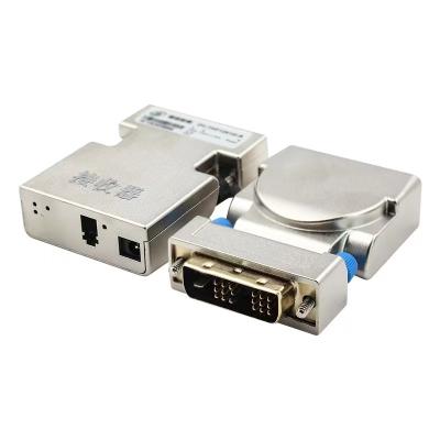 China 1core LC 2km Dvi Fiber Extender , Mini Dvi Fiber Optical Transceiver for sale