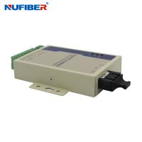 China SM 1310nm 20KM SC RS485 RS422 RS232 Serial To Fiber Optic Converter for sale