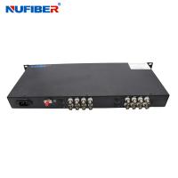 China 16CH RS485 Single Fiber Video Converter FC 20km 1080P HD 2MP Camera for sale