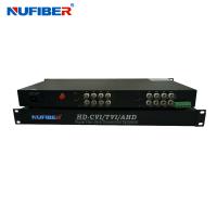 China 16CH RS485 Single Fiber Video Converter FC 20km 1080P HD 2MP Camera for sale