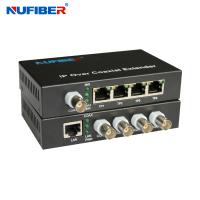 China 10 / 100M 4 BNC Over UTP EOC Converter Ethernet over Coax Extender 4 Coax To RJ45 for sale