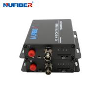 China HD 1080P Fiber Optic Video Converter 1CH RS485 Data Support AHD TVI CVI Camera for sale