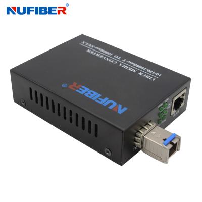 China Gigabit SFP Slot Optic Media Converter 10/100/1000M SFP to UTP Ethernet Converter 5V1A for sale