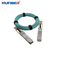 China Active Optical Cable QSFP28 To QSFP28 AOC Ethernet Cable 100G 26AWG for sale