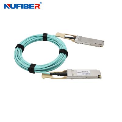 China Active Optical Cable QSFP28 To QSFP28 AOC Ethernet Cable 100G 26AWG for sale