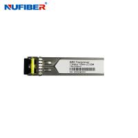 China Long Distance SFP Transceiver 1.25Gb/s dual fiber single mode 120km 1550nm LC DDM for sale