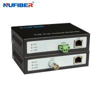 China RJ45 To BNC Coaxial Media Converter 300 Meters Max For POE Camera for sale