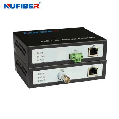 China RJ45 To BNC Coaxial Media Converter 300 Meters Max For POE Camera for sale