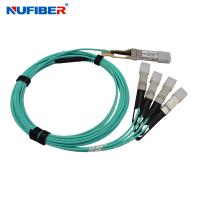 China 100G QSFP28 to 4x25G SFP28 AOC Active Optical Cable 1m 2m 3m 5m 7m for sale