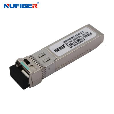 China 1270 / 1330nm WDM 10G SFP+ Transceiver 20km LC DDM Compatible With Tplink for sale