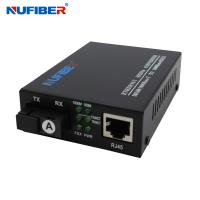 China 1000Base Fiber Optic Media Converter Gigabit WDM 1490nm 1550nm 20km For CCTV for sale