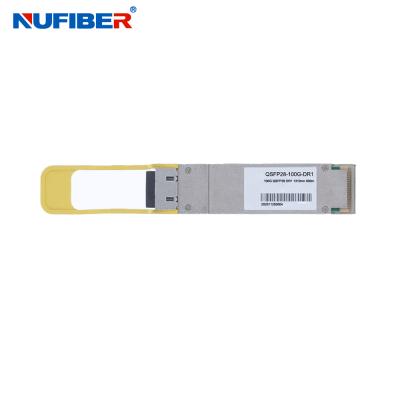 China 100G QSFP28 Transceiver singlemode BIDI 500m LC for cisco huawei hp hot pluggable Simplex LC connector 1 lanes for sale