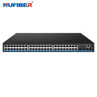 China L3 Managed SFP PoE Ethernet Switch 4*10G SFP+ Slot to 48*10/100/1000M PoE SFP Switch for sale