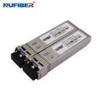 China 10G SFP+ Transceiver 1310nm 10km Optical Fiber Transceiver LR LC DDM SMF Dual Fiber Duplex for sale