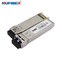 China 10G SFP+ Transceiver 1310nm 10km Optical Fiber Transceiver LR LC DDM SMF Dual Fiber Duplex for sale