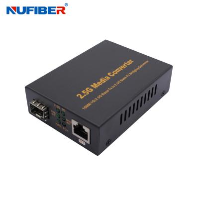China 2.5G SFP Media Converter 1G/2.5G SFP to 100M/1000M/2.5G Converter NF-C2.5G-SFP for sale