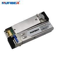 China 1.25G SFP BiDi Transceiver Module Single Fiber Single Mode 40km 1310nm/1550nm LC Simplex Hot Pluggable Optical Transceiver with DDM for sale