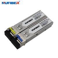 China 1.25G SFP BiDi Transceiver Module Single Fiber Single Mode 40km 1310nm/1550nm LC Simplex Hot Pluggable Optical Transceiver with DDM for sale