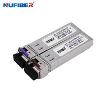 China 10GBASE-BX40 SFP+ Module 40km 1270/1330nm Simplex LC DDM/DOM Transceiver for sale