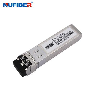 China 10G SFP Transceiver Duplex Multimode 850nm 300m Optical Module LC Connector Compatible with 10GBASE SR Ethernet Networks for sale