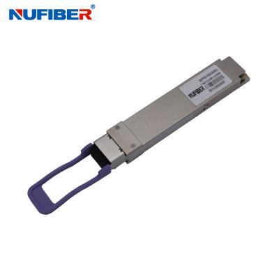 China 100G QSFP28 BIDI 80KM Single Mode Optical Transceiver Simplex LC Connector 1 Lane Hot Pluggable Fiber Optic Module Compatible Cisco Huawei for sale