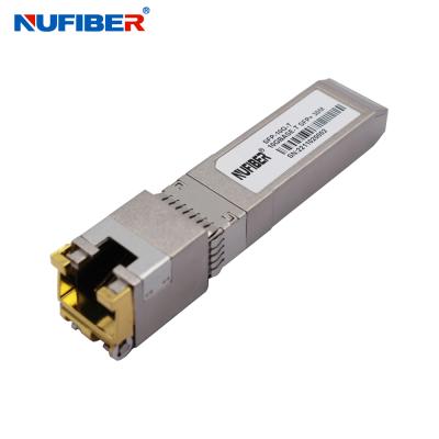 China industrial module High Quality 10G-T Copper RJ45 Module 30m Distance 10Gbps UTP Network Cable Module for sale