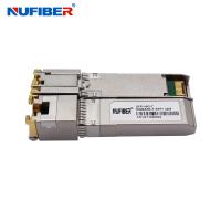 China industrial module High Quality 10G-T Copper RJ45 Module 30m Distance 10Gbps UTP Network Cable Module for sale