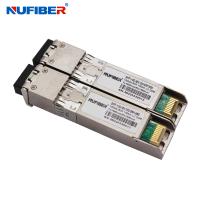 China 10G WDM Bidi SFP+ Optical Transceiver 100km Simplex LC Single Mode Fiber 1490/1550nm Compatible With Major Network Switches for sale