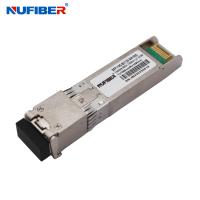 China 10G WDM Bidi SFP+ Optical Transceiver 100km Simplex LC Single Mode Fiber 1490/1550nm Compatible With Major Network Switches for sale