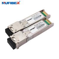 China 10G WDM Bidi SFP+ Optical Transceiver 100km Simplex LC Single Mode Fiber 1490/1550nm Compatible With Major Network Switches for sale