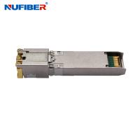 China 10GBASE-T SFP+ Copper RJ45 Transceiver 30m Hot Pluggable MSA Compliant 10G Copper SFP Module Compatible With Cisco Switches DOM Diagnostics Cat6 Cable Support for sale