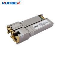 China 10GBASE-T SFP+ Copper RJ45 Transceiver 30m Hot Pluggable MSA Compliant 10G Copper SFP Module Compatible With Cisco Switches DOM Diagnostics Cat6 Cable Support for sale
