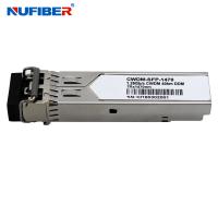 China 155Mb/S 120km CWDM SFP Transceivers Duplex LC 1270nm 1610nm SM DDM for sale