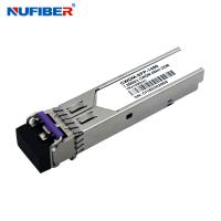 China 155Mb/S 120km CWDM SFP Transceivers Duplex LC 1270nm 1610nm SM DDM for sale