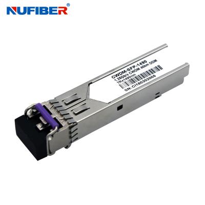 China 155Mb/S 120km CWDM SFP Transceivers Duplex LC 1270nm 1610nm SM DDM for sale