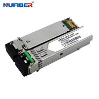 China 155Mb/S 120km CWDM SFP Transceivers Duplex LC 1270nm 1610nm SM DDM for sale
